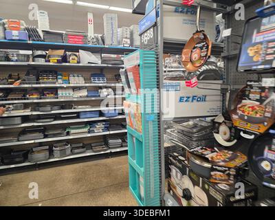 Walking Inside of Walmart Retailer Building Stock Photo - Alamy