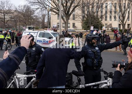 13 January 2026, USA, Washington: "Foreign Relations" is written above ...