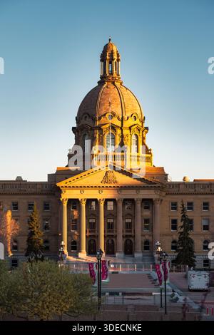 The Legislative Assembly building, Edmonton, Alberta, Canada. Portrait ...