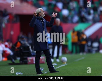 Sebastien Desabre, head coach of Congo DR, looks on during a FIFA Men’s ...