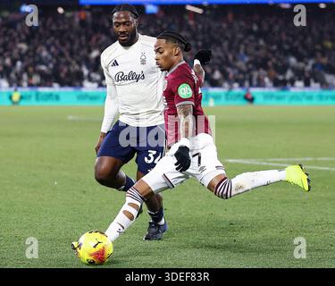 Crysencio Summerville of West Ham United during the Emirates FA Cup ...