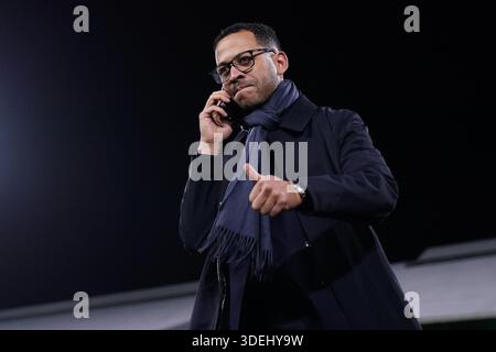 Chelsea manager Liam Rosenior during the Emirates FA Cup third round ...