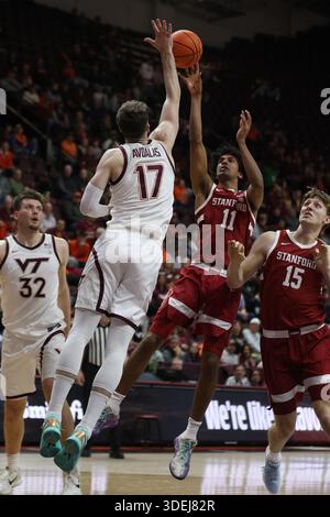 January 11 2026 Stanford guard Hailee Swain (2)sets the play during the ...