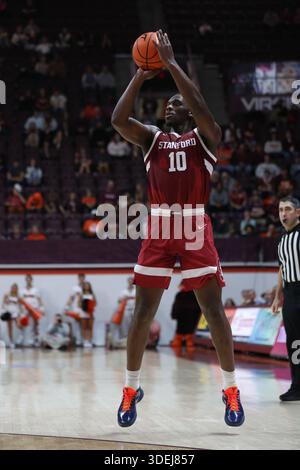 January 10, 2026: Virginia Tech Hokies forward Amani Hansberry (13 ...