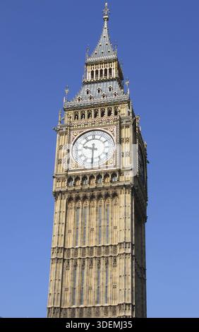 Clock Steeple Tower at victorian town hall in Renfrew, UK Stock Photo ...