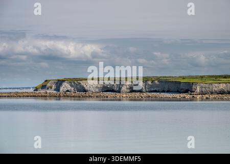 Sea cliffs of boulder clay in front of beaches. Clay Cliffs and Beach ...