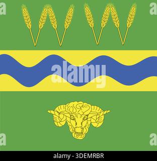 Flag of Australian city Wagga Wagga. Flag of Wagga Wagga Australia ...