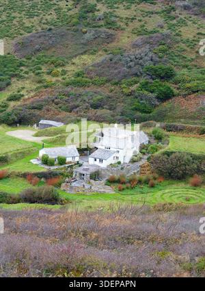 Old Water Mill, West Mill, Marsland Valley on the Devon Cornwall border ...