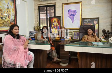 MUMBAI, INDIA - JANUARY 15: Arun Gawli cast his vote during BMC ...