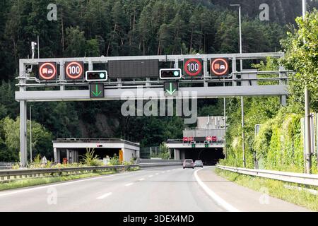Ambergtunnel, Rheintalautobahn A14, Vorarlberg, Österreich // Amberg ...