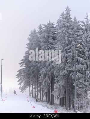 OBERHOF, GERMANY - 8 JANUARY, 2026: - Biathlon. BMW IBU World Cup 2026 ...