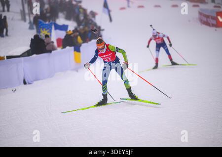 OBERHOF, GERMANY - 8 JANUARY, 2026: Lena Haecki-Gross - Biathlon. BMW ...
