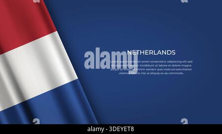 NETHERLANDS Flag with Original color Stock Vector Image & Art - Alamy