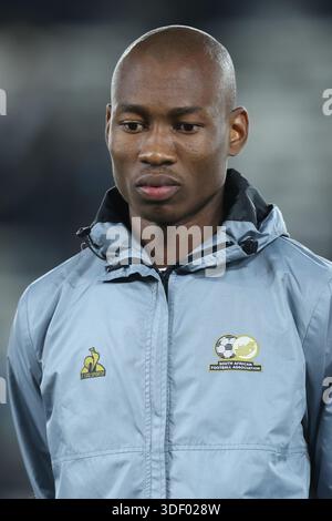 Samukele Kabini of South Africa during the international friendly ...