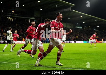 Wrexham's Dominic Hyam during the Emirates FA Cup third round match at ...