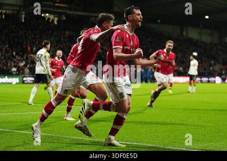 Wrexham's Dominic Hyam during the Emirates FA Cup third round match at ...