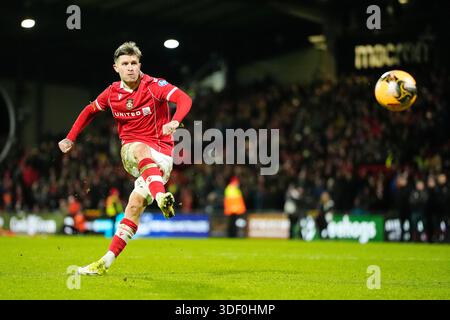 Wrexham's Josh Windass during the Emirates FA Cup third round match at ...