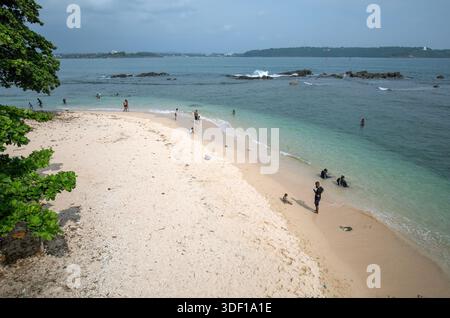 Sri Lanka - 07 January 2026: View of two women in hijabs standing on ...