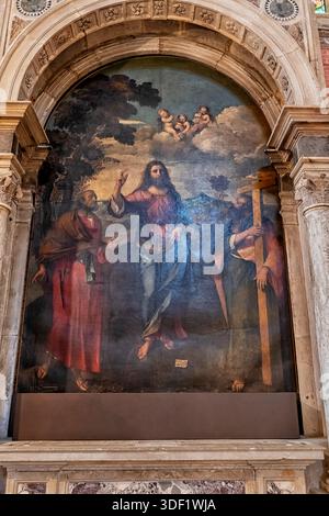 Christ Between Saints Peter and Paul 1953 by Hieronymus (Jerome) Wierix ...