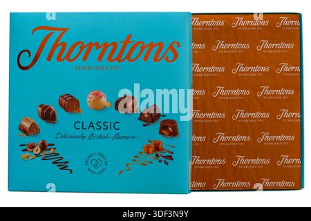 Box of Thorntons Classic Deliciously British flavour chocolates ...