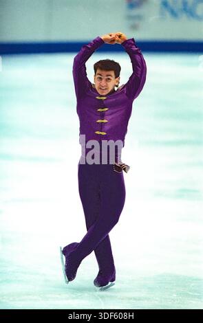 Elvis Stojko (CAN) competing in the Mens Figure Skating at the 1998 ...