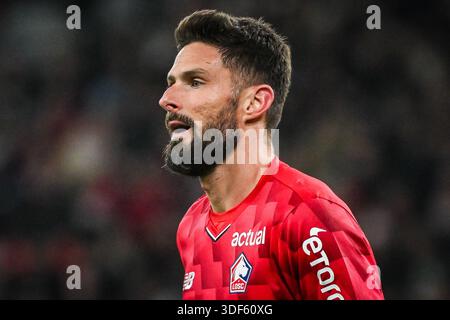 Olivier GIROUD of Lille during the French Cup, round of 32 football ...