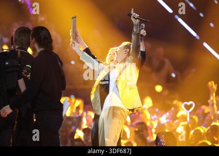 Moderator und Sänger Florian Silbereisen in der TV-Show ...