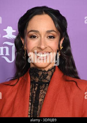 LOS ANGELES, CA - JANUARY 9: Oona Chaplin at the red carpet premiere ...