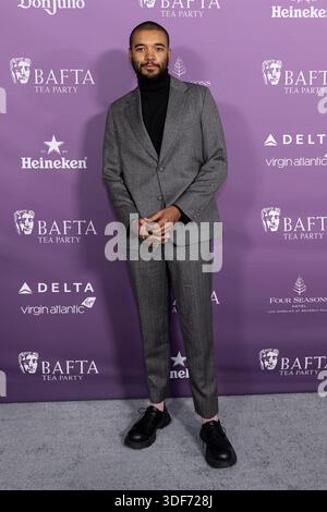 Brandon Wilson attends the 2026 BAFTA Tea Party at Four Seasons Hotel ...