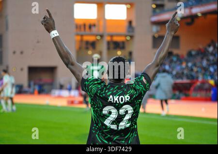 MARRAKECH, MOROCCO - JANUARY 10: Nigeria Victor Osimhen, Akor Adams ...