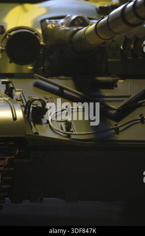 huge panzer in green camouflage Stock Photo - Alamy