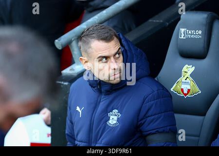 Southampton manager Tonda Eckert before the Sky Bet Championship match ...