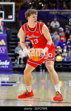 Ohio State center Christoph Tilly, right, drives against Michigan State ...