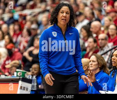 January 11 2026 Duke head coach Kara Lawson on the court during the ...