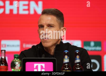 Trainer [coach] Daniel Bauer (Wolfsburg) Munich, January 11, 2026 ...
