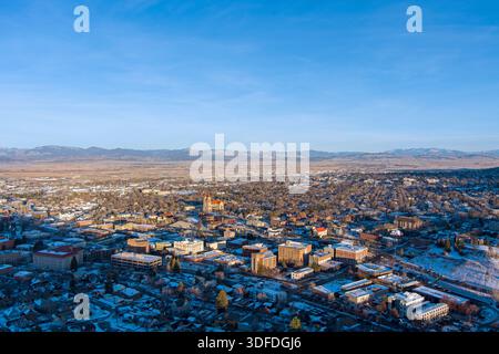 Aerial view of Helena in December Stock Photo - Alamy