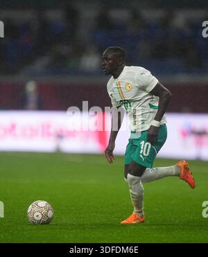 Sadio Mane player of Senegal during the warm-up before the match ...