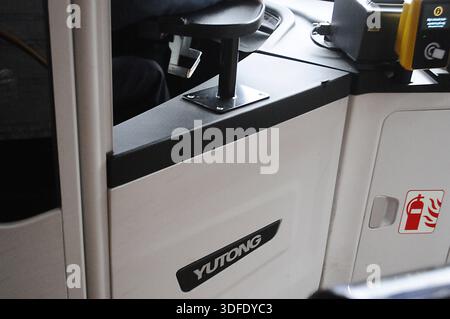 Copenhagen/ DenmarK/06 DECEMBER 2025/chinese yotune bus runs danish ...