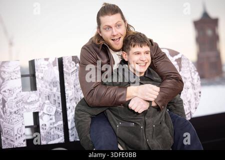 Peter Claffey, Shaun Thomas Photocall of HBO Max Italia Hotel De La ...