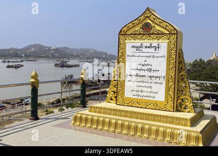 Yadanar Pone Bridge (New Ava Bridge Stock Photo - Alamy