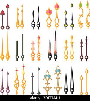 antique clock vintage cartoon vector illustration Stock Vector Image ...
