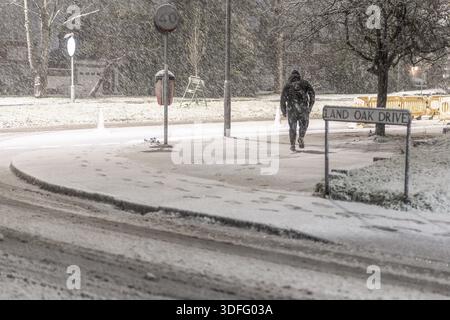 Kidderminster, UK. 8th January, 2026. UK weather: Storm Goretti brings ...