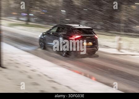 Kidderminster, UK. 8th January, 2026. UK weather: Storm Goretti brings ...