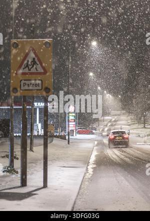 Kidderminster, UK. 8th January, 2026. UK weather: Storm Goretti brings ...