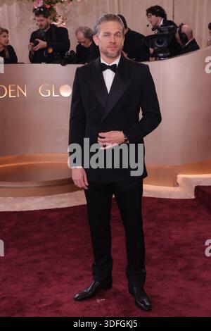 Charlie Hunnam attends the 83rd annual Golden Globe Awards at The ...