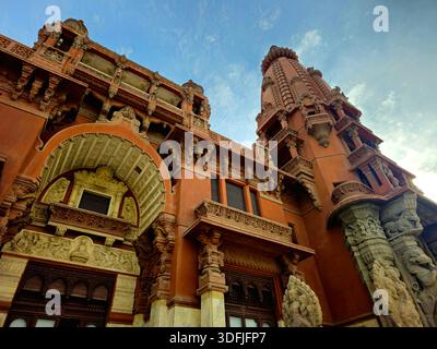 Cairo, Egypt, January 1 2026: The Baron Empain Palace Qasr El-Baron, a ...