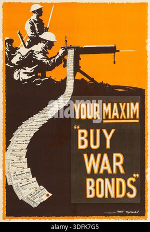Maxim machine gun from World War II Stock Photo - Alamy