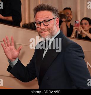 Seth Rogen attends the 83rd annual Golden Globe Awards at The Beverly ...