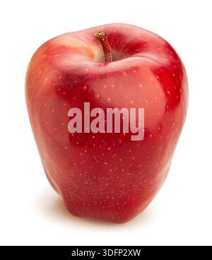 One fresh red apple isolated on white Stock Photo - Alamy