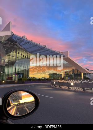 Most beautiful sunset in Canberra, the capital city of Australia Stock ...
